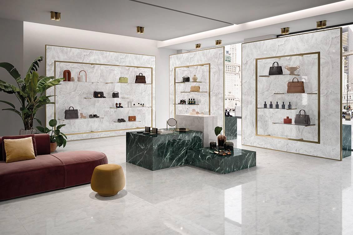 How to get a high-end vibe with elegant high gloss floor tiles High ...